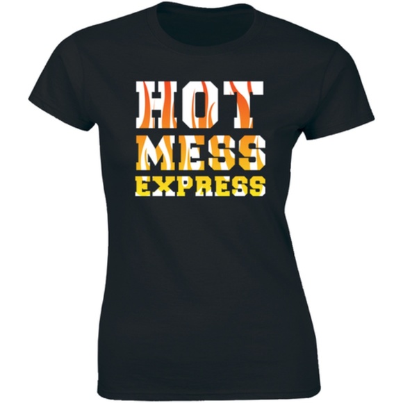 Half It | Tops | Hot Mess Express Mom Family Love Parent Tshirt | Poshmark